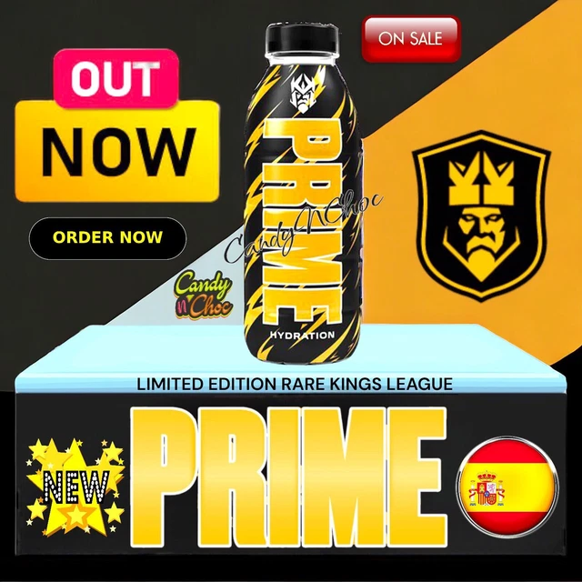 PRIME HYDRATION DRINK By Logan Paul & KSI - King’s League Spanish In ...