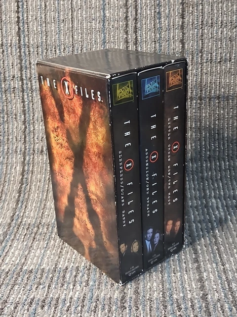 THE X-FILES 3 Tape Box Set VHS 1996 20th Century The Host Ascension ...