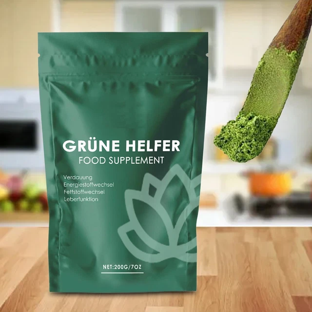 DIGESTIVE SUPPLEMENT 200G Nutrition Dietary Supplement Natural Green ...