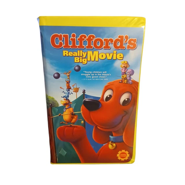 CLIFFORD'S REALLY BIG Movie VHS 2004 Cartoon Classic 2004 Award Winning ...