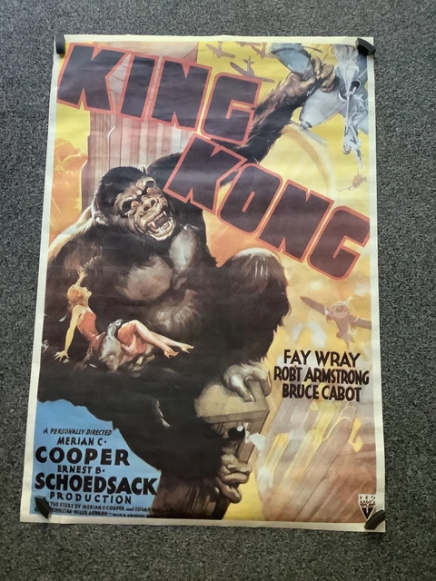 FILM POSTER “KING Kong” Wray/Armstrong/Cabot (Reproduction) £12.92 ...