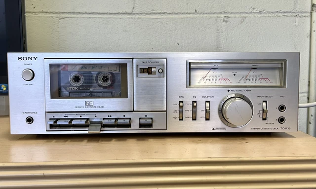 SONY TC-K35 CASSETTE Deck Made in Japan EUR 152,41 - PicClick FR