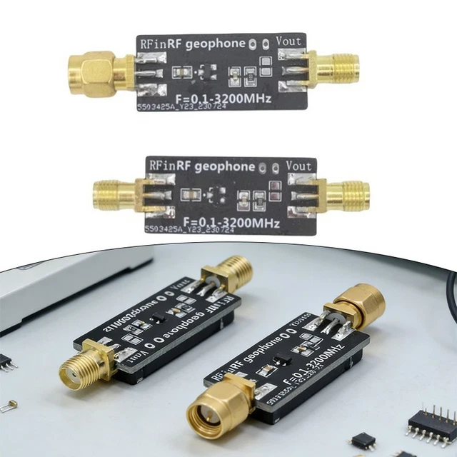 COMPACT RF SIGNAL Detector for AM FM and WiFi 0.1 to 3200 MHz Frequency ...