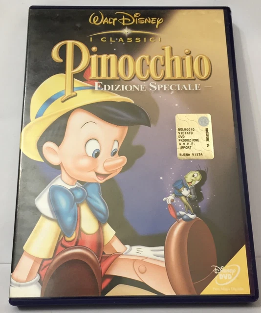 PINOCCHIO DVD WALT Disney Classici Edizione Speciale Ologramma Tondo ...