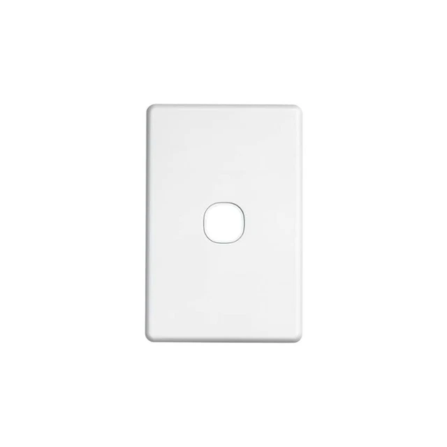 C2000 SERIES 2 Gang Standard Switch Grid Plate and Cover, White ...