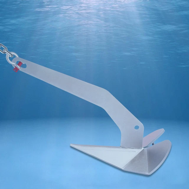 22 LB 10 kg Galvanizing Steel Delta Style Boat Wing Anchor for Boats 20 ...