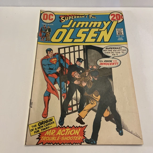 BRONZE AGE DC Comics SUPERMAN'S PAL JIMMY OLSEN No.155, 1973, Fine Plus ...