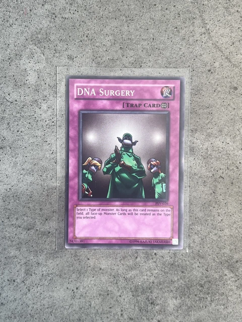 CARTE CARD YU-GI-OH Konami 1996 Edition DNA Surgery PSV-026 Très Bon ...