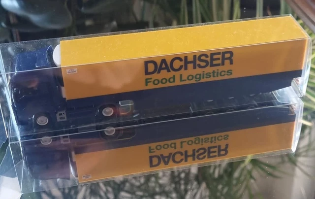 HERPA 301732 MAN TGX XXL Euro 6 Kühlkoffer-Sattelzug "Dachser" EUR 18 ...