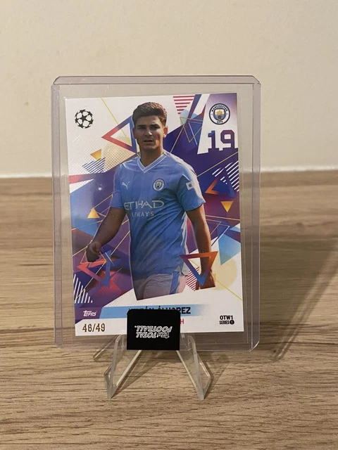 2023-24 TOPPS TOTAL Football Soccer Julian Alvarez violet /49 ...