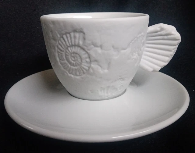 ILLY COLLECTION FOSSILE Paolo Rossetti 97 Tazzina + Piattino Coffee Cup ...
