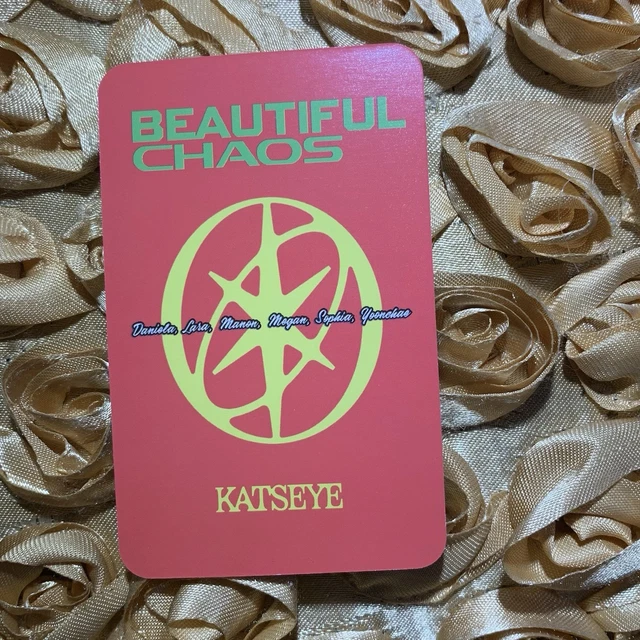 DANIELA KATSEYE CHAOS Edition K-Pop Idol Photo GIRL Card Green £12.76 ...