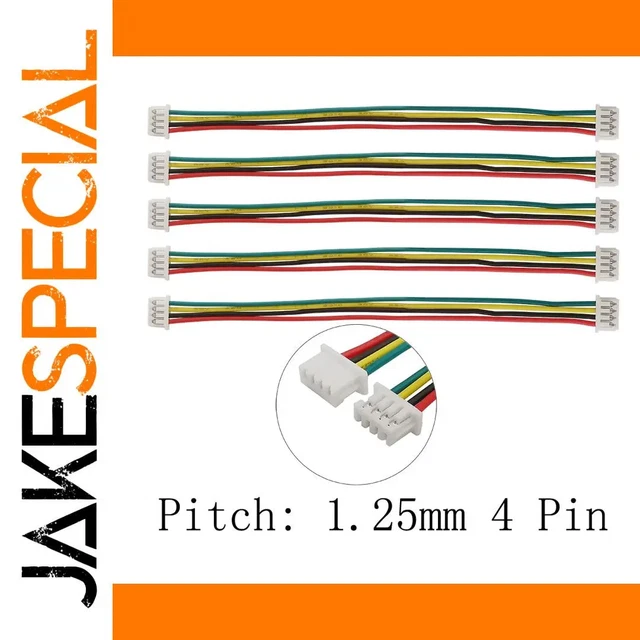 JAKESPECIAL – MINI JST 1.25mm 4-Pin Female Connectors Set EUR 27,59 ...