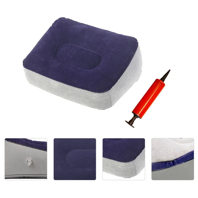 FOOT STOOL INFLATABLE Travel Rest Footrest for Airplane Footstool $21. ...