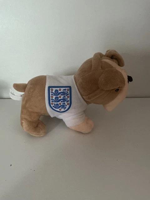 OFFICIAL ENGLAND FOOTBALL Bulldog Dog Plush Puppy Soft Toy £5.43 ...