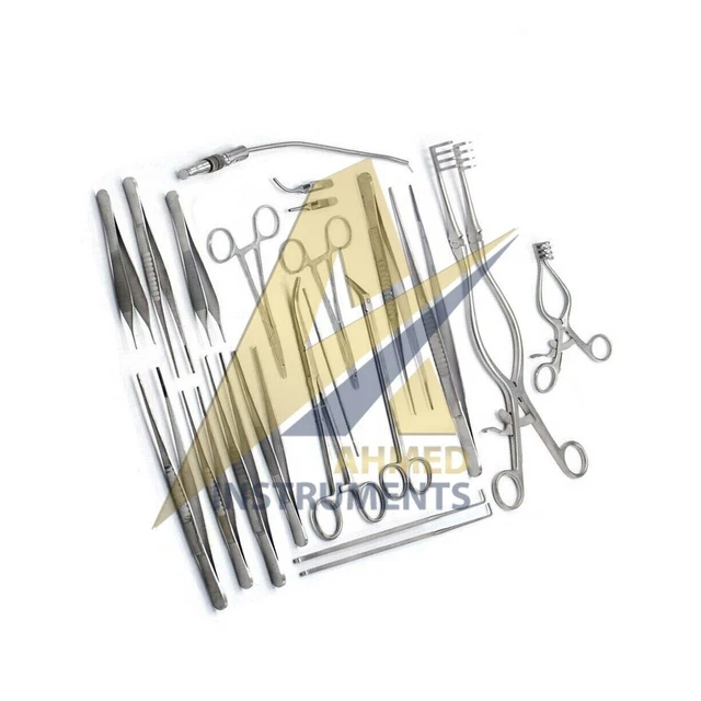 ENSEMBLE D'INSTRUMENTS CHIRURGICAUX pour chirurgie vasculaire EUR 268 ...
