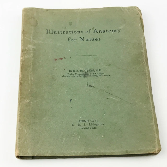 MEDICAL ILLUSTRATIONS OF Anatomy For Nurses - E.b Jamieson Removable ...