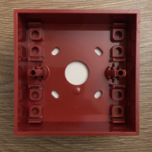 RED FIRE ALARM Call Point Wall Surface Mounted Termnial Back Box £2.79 ...