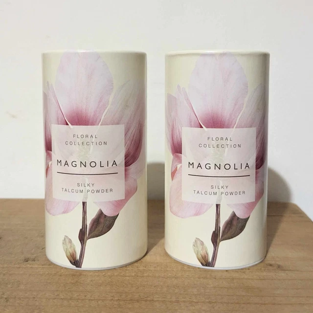 2 X 50G M&S Magnolia Talc Talcum Powder Marks and spencer RARE. £16.95 ...