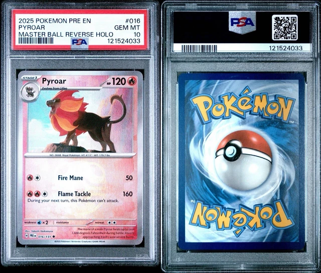 2025 POKEMON PRE En-Prismatic Evolutions Master Ball Reverse Holo ...