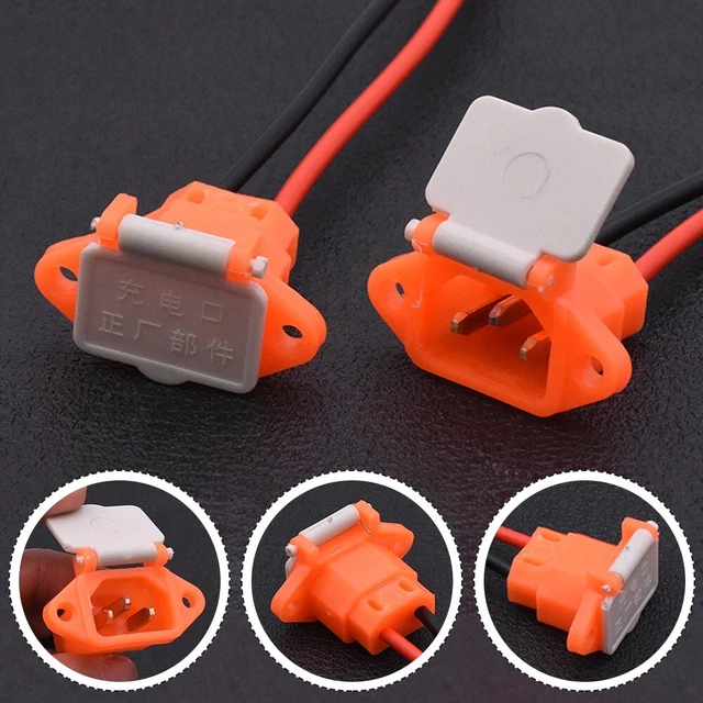 CACHE TROU DE charge prise de charge ABS + connecteur batterie cuivre ...