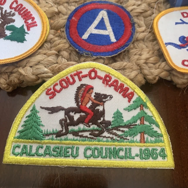 RARE VINTAGE 1964 BSA CALCASIEU COUNCIL SCOUT-O-RAMA PATCH- New £71.35 ...