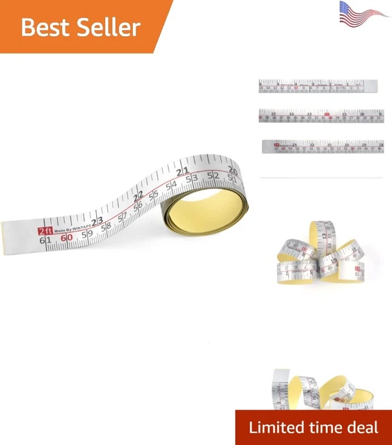 WORKBENCH RULER - Clear Markings - 24 Inches 61 Centimeters - Adhesive ...