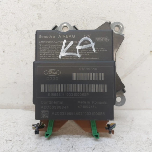 FORD KA 2008-2014 Airbag ECU Control Module No Crash Data 51889814 £89. ...