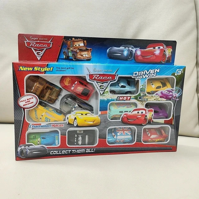 12PCS/SET DISNEY PIXAR Cars Lightning Mcqueen Jackson Storm Mater Pvc ...