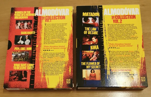 ALMODOVAR THE COLLECTION Vol 1 & 2 DVDs £18.28 - PicClick UK