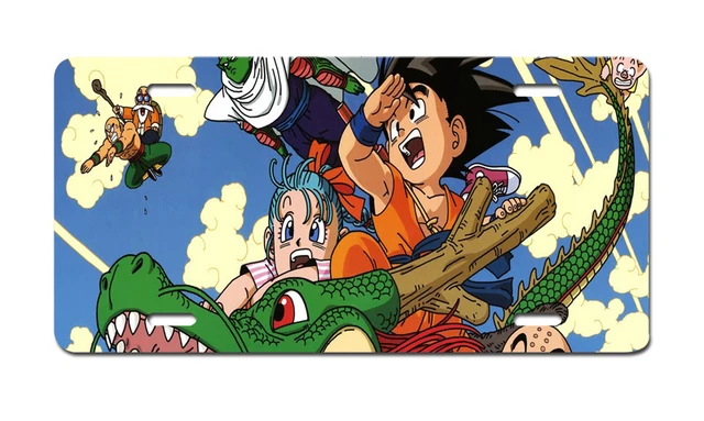 DRAGON SUPER VEGETA Goku Anime License Plate Auto Truck Car Tag Gift ...