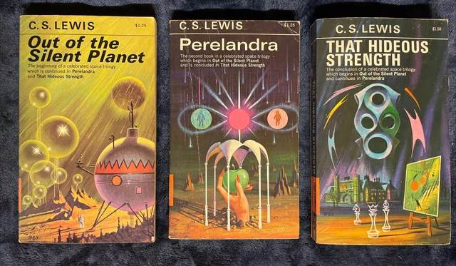 CS LEWIS : Space Trilogy Set/Silent Planet, Perelandra & Hideous ...