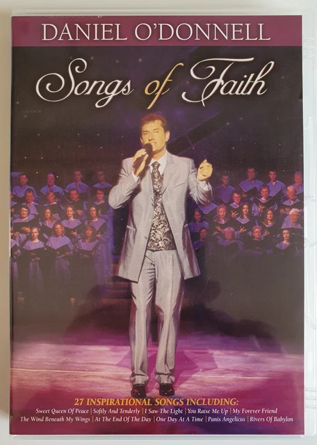 DANIEL O'DONNELL - Songs Of Faith (Live Concert) - Region Free DVD EUR ...