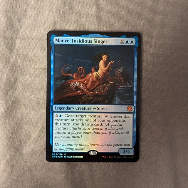 MAEVE, INSIDIOUS SINGER - FOIL MYTHIC RARE - MINT - MTG - Magic the ...