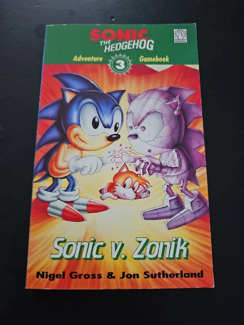 SONIC VS ZONIK *1st/1st FANTAIL EDITION!* Sonic The Hedgehog Gamebook 3 ...