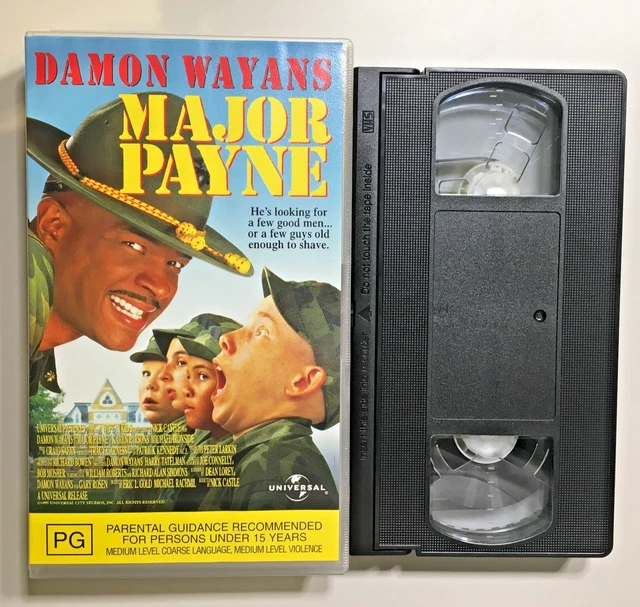 MAJOR PAYNE - VHS Video Tape Damon Wayans Comedy 1995 PG (Pre-Owned) $9 ...