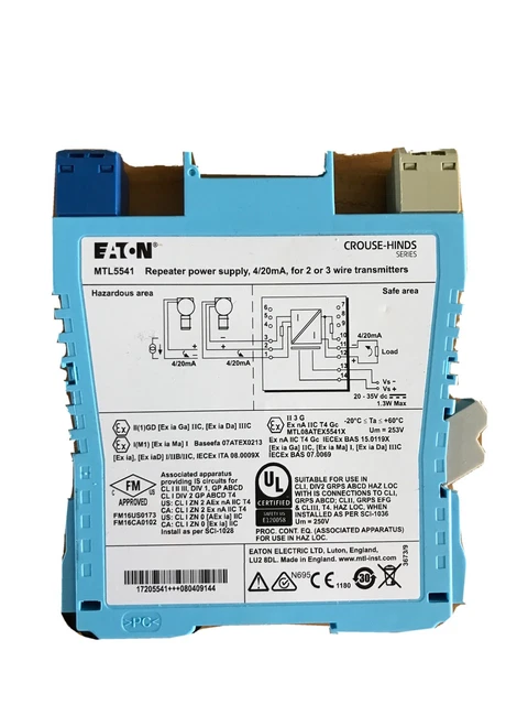 EATON CROUSE HINDS MTL5541 repeater power supply. Quantity Of Three. £ ...