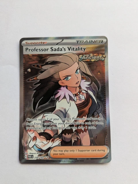 POKEMON PROFESSOR SADAS Vitality Rare | english 239/182 Paradox Rift ...
