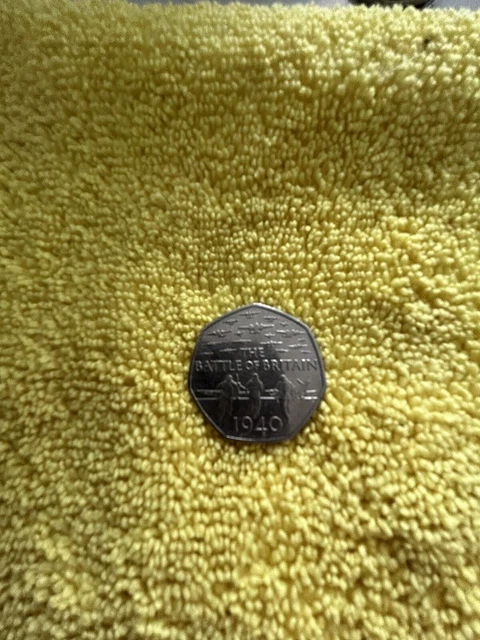 VERY RARE - The Battle of Britain 1940 50p Coin £100.00 - PicClick UK