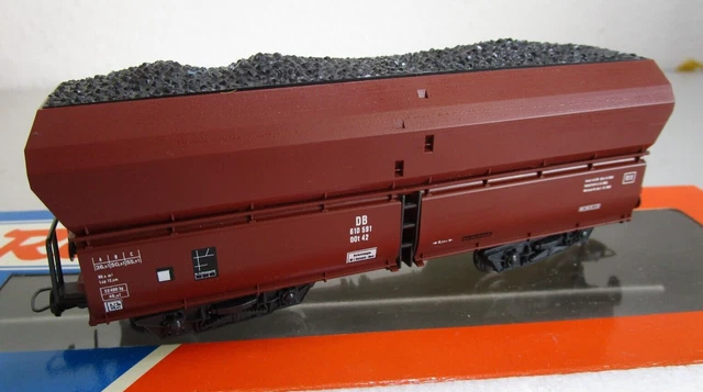 ROCO SPUR H0 Nr. 46239 Selbstentladewagen mit Kohleladung der DB in OVP ANSEHEN EUR 22,10 ...