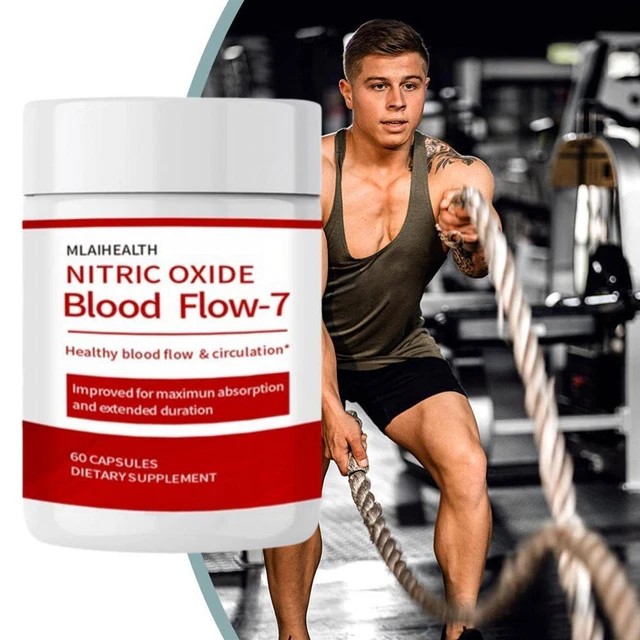 60PCS NITRIC OXIDE L-Arginine Pre Workout Muscle, For Men Increase ...