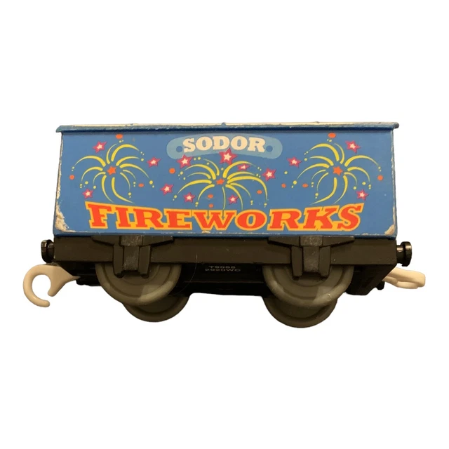 THOMAS TRACKMASTER SODOR Fireworks Co. Cargo Car GUC Set 2009 Mattel ...