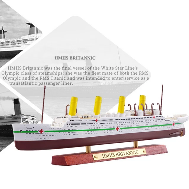 ALLOY 1/1250 SCALE HMHS Britannic Cruise Ship Model Boat Collection ...