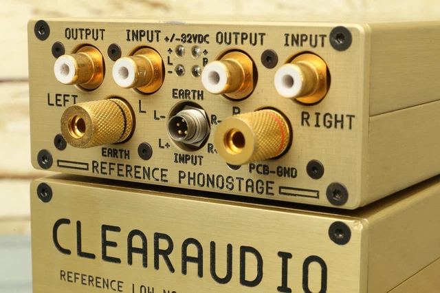 CLEARAUDIO REFERENCE PHONOSTAGE MC Phono Precursor, Gold, Preamplifier ...