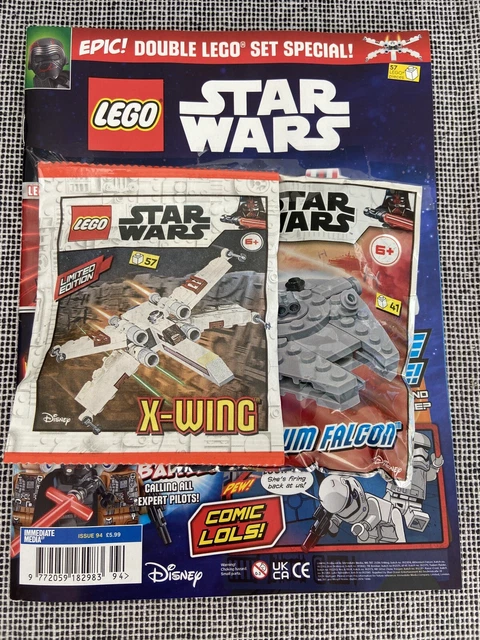 LEGO STAR WARS magazine #94 2023 Epic Double Lego set X-Wing ...