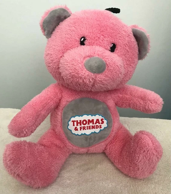 THOMAS THE TANK Engine & Friends Pink Plush Teddy Bear Cuddly Plush £7. ...