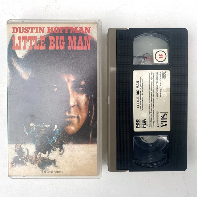 LITTLE BIG MAN (RARE Small Box Ex-Rental CBS FOX VHS Video) DUSTIN ...