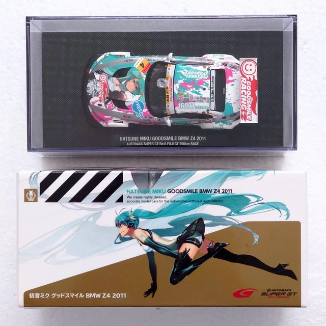 HATSUNE MIKU BMW Z4 2011 Goodsmile Racing Diecast Car Model Scale Japan ...