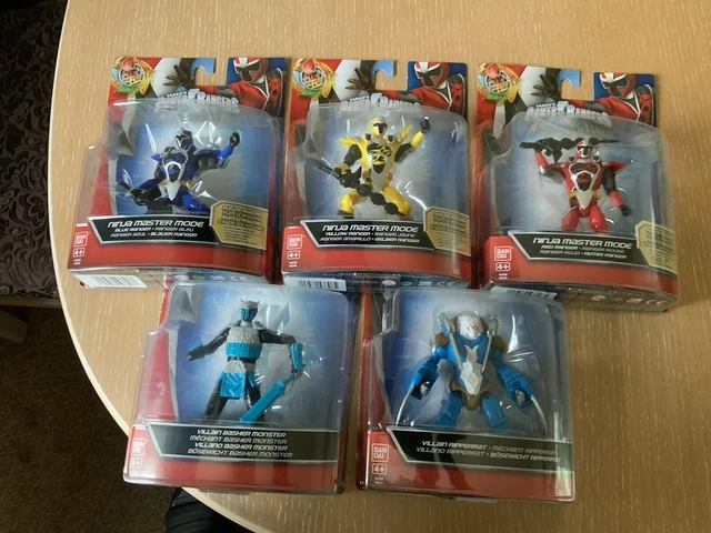 POWER RANGERS NINJA steel villain Basher monster, Ripperrat Bad Guys ...