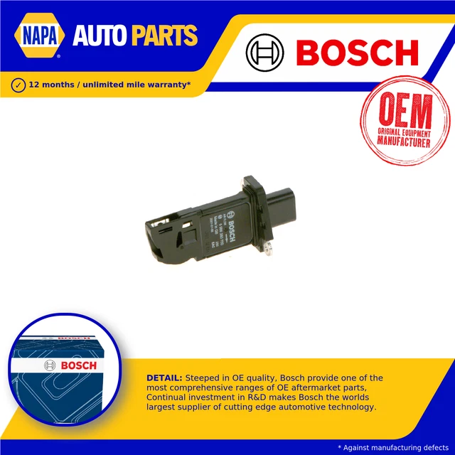 AIR MASS SENSOR fits FORD TRANSIT CUSTOM 1.0 2.2D 2012 on Flow Meter ...